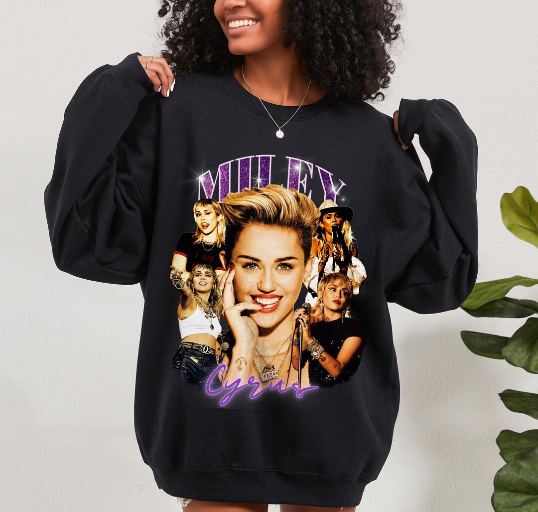 Retro Miley Cyrus Shirt, Miley Cyrus Graphic Sweatshirt, Vintage Miley ...