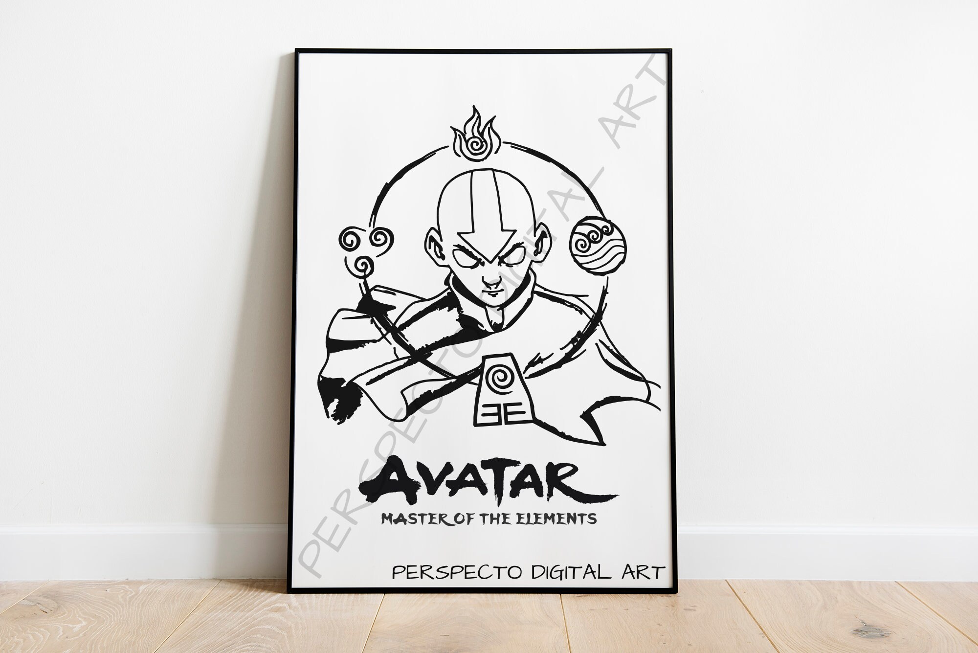 Avatar Master of the Elements Vector Svg, Avatar Aang the Last ...