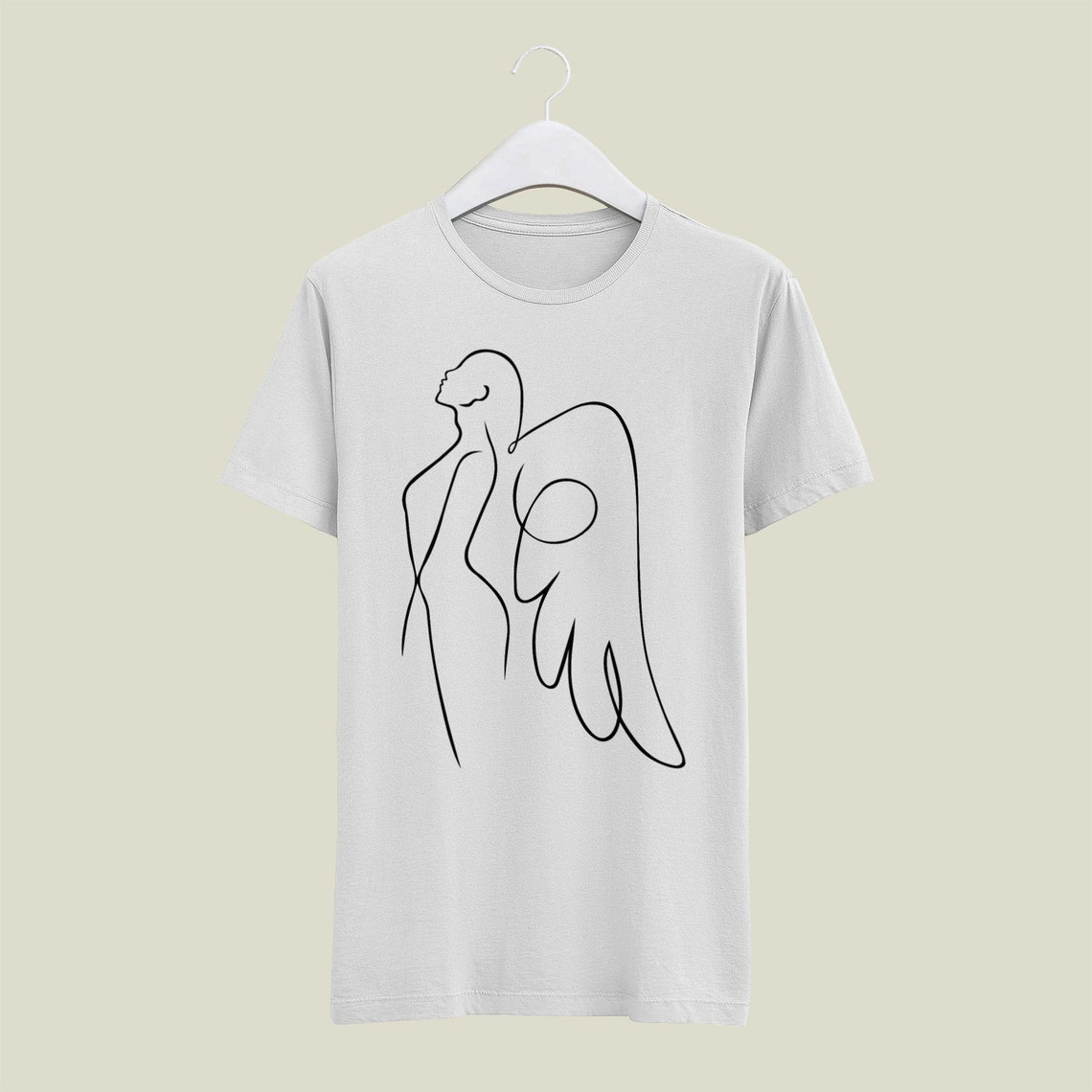 Angel Line Art Svg, Angel Outline Drawing, Angel Vector Svg Clip Art ...