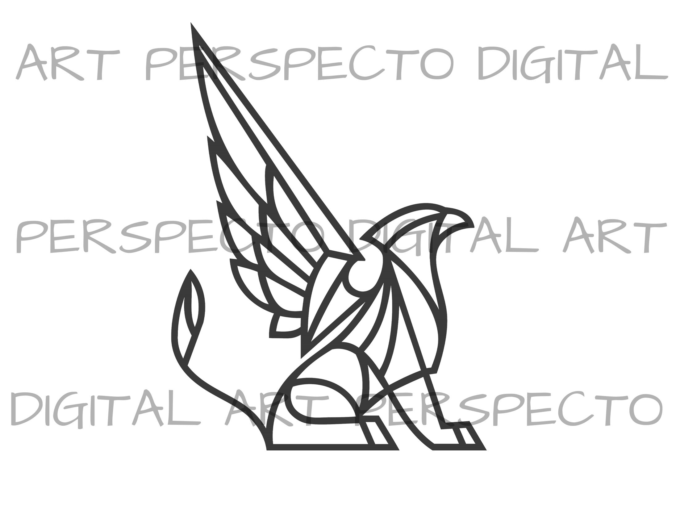 Easy Griffin Drawing