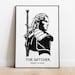 The Witcher Artwork A4 Print File, the Witcher Portrait Digital Art ...
