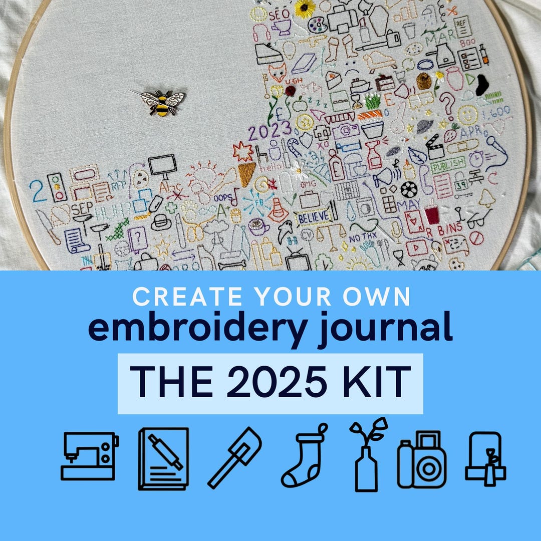 2025 Full Embroidery Journal Kit - Etsy UK