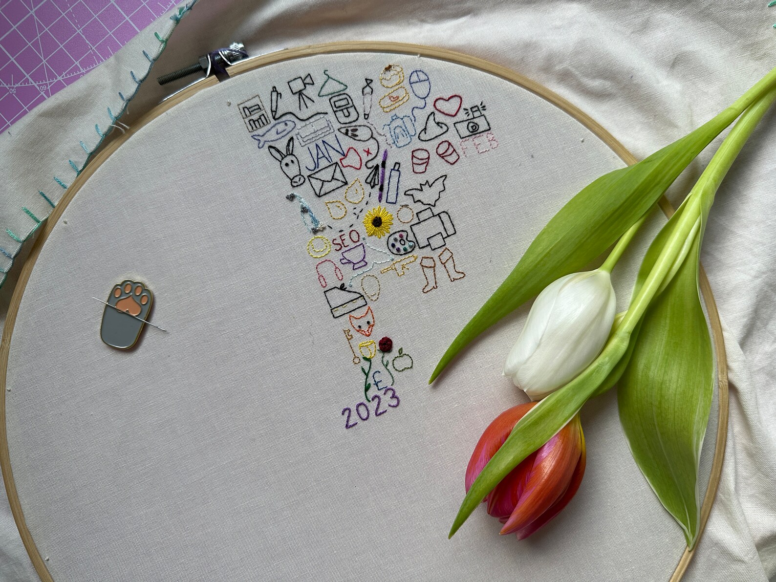 Cooking Icons for Embroidery Journals PDF - Etsy