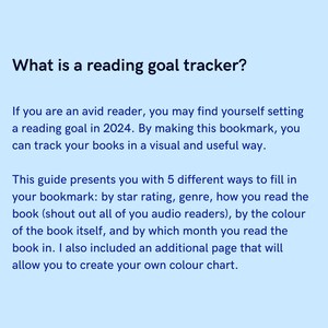 2024 12 & 24 Books Reading Goal Tracker Cross Stitch Bookmark PDF Guide ...