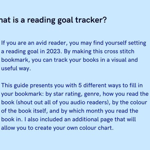 2023 100 Books Reading Goal Tracker Cross Stitch Bookmark PDF Guide - Etsy