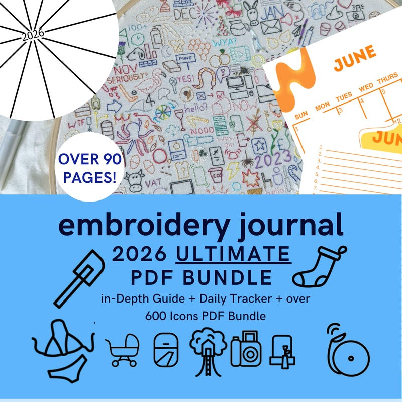 365 Embroidery Design - Etsy
