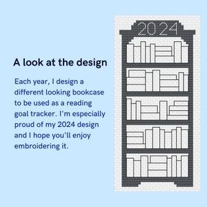 2024 50 Books Reading Goal Tracker Cross Stitch Bookmark PDF Guide - Etsy