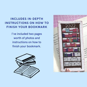 2025 100 Books Reading Goal Tracker - Cross Stitch Bookmark Guide PDF ...