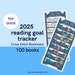 2025 100 Books Reading Goal Tracker - Cross Stitch Bookmark Guide PDF ...