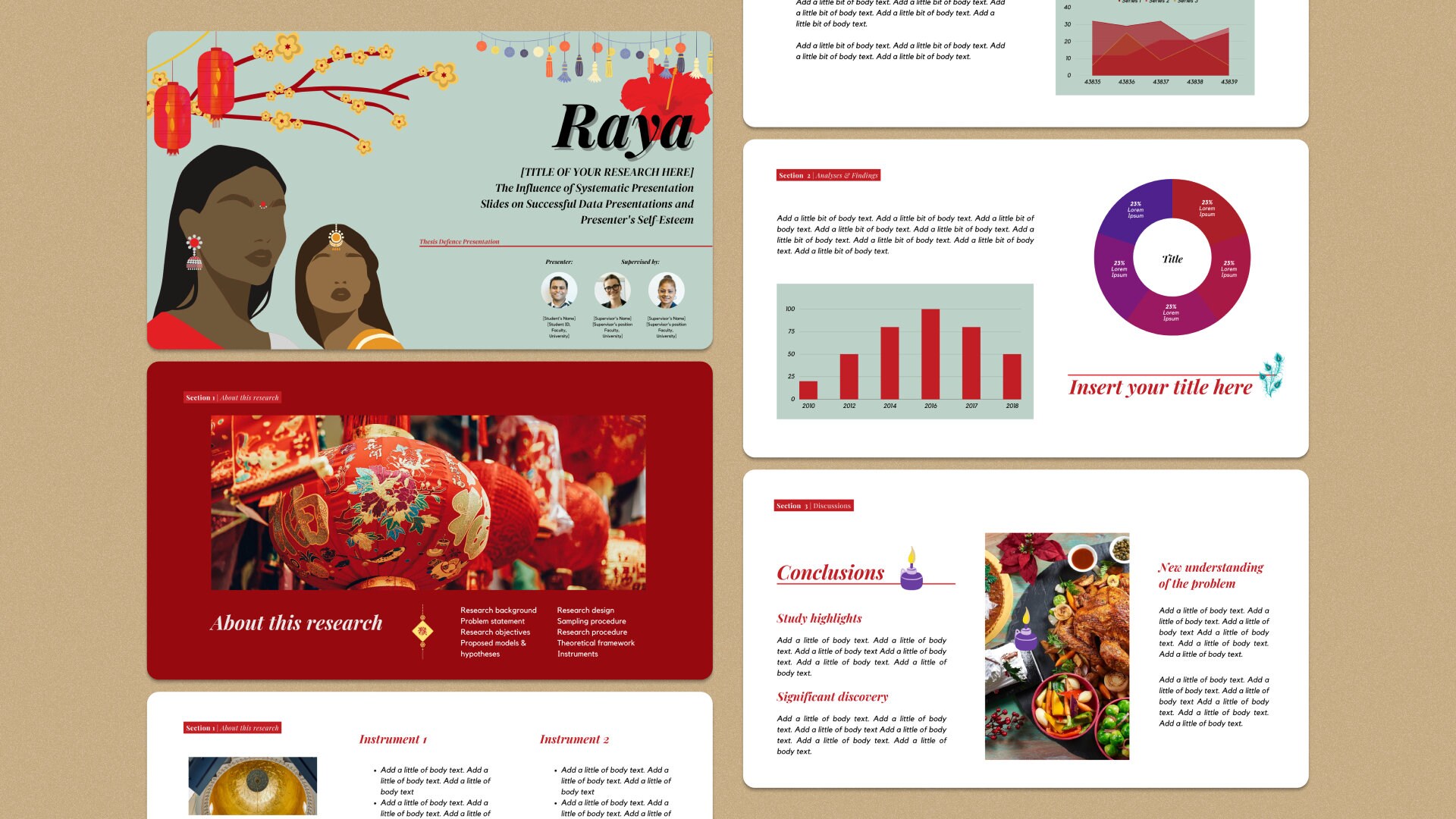 MERDEKA65 SERIES: RAYA - Red & White for Class Thesis Student Canva ...