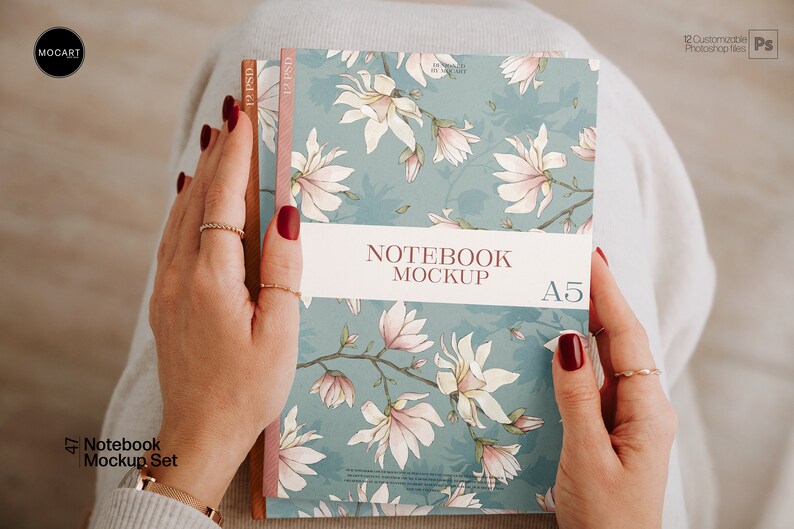 Stationery Notebook Mockup Set - Etsy