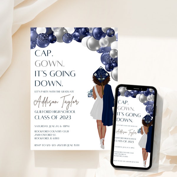 Grad Party Invite - Etsy