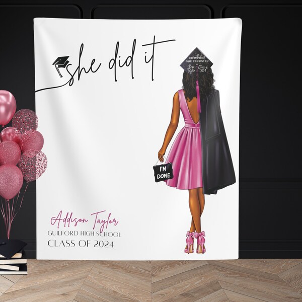 Graduation Backdrop - Etsy