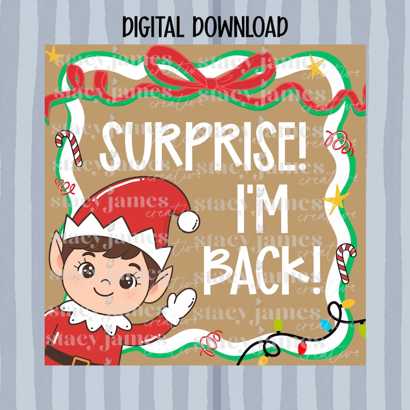 Im Back Elf Painted Sign - Etsy