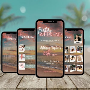 Birthday Weekend Itinerary, Weekend Trip Itinerary, Trip Planner, Video ...