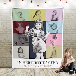 Eras Personalized Backdrop, in My Era Birthday Backdrop, Eras Banner ...