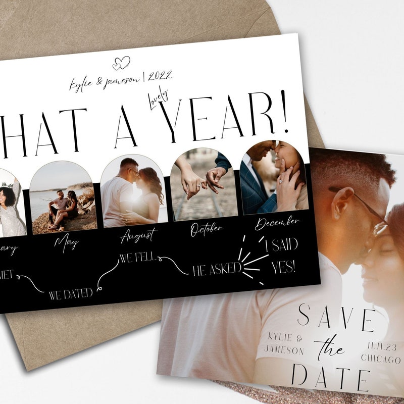 Year in Review Card - Etsy