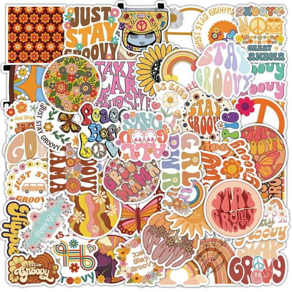 Psychedelic Waterproof Stickers - Etsy