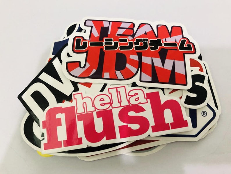 103pc/jdm Sticker Car Motorcycle Modification Logo Graffiti - Etsy