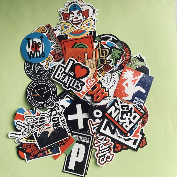 Rock Band Stickers - Etsy