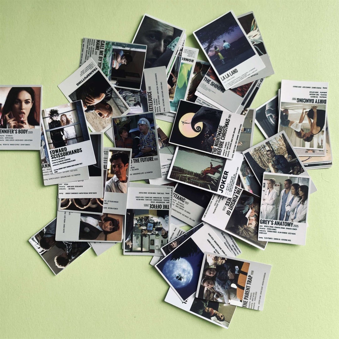 Poster Type Classic Movie Stickers - Etsy