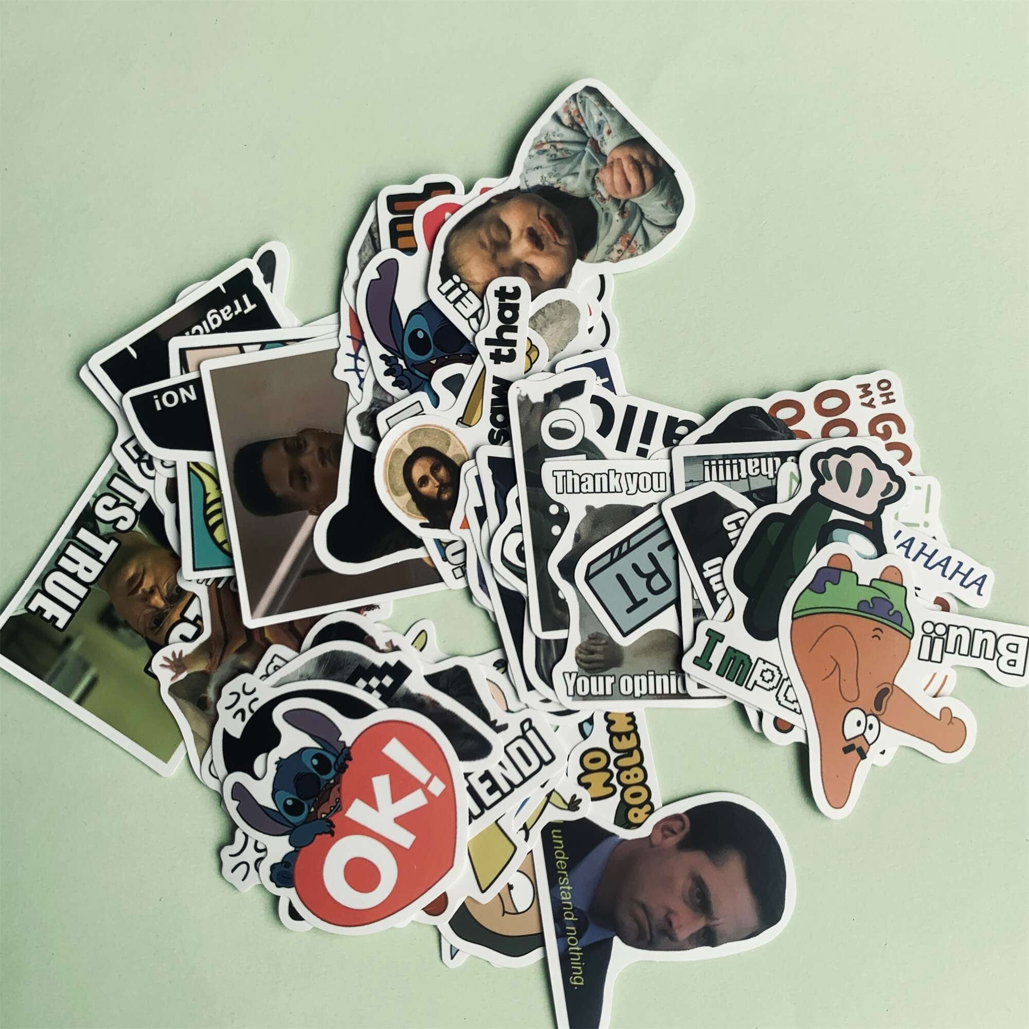 Meme Stickers Pack Emoji Stickers Funny Stickers Pack - Etsy