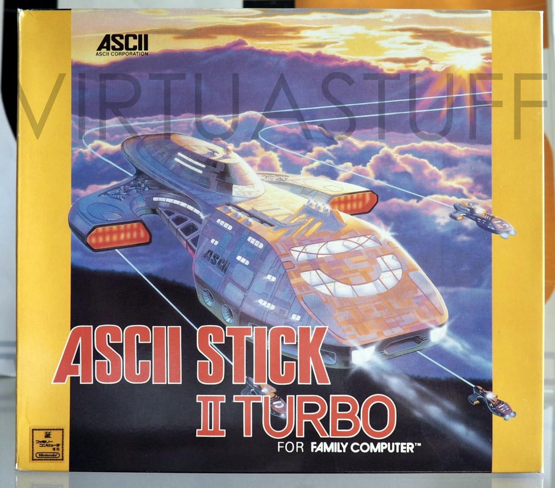 Ascii Stick II 2 Turbo, Only for Nintendo Famicom, FC NES Exclusive ...