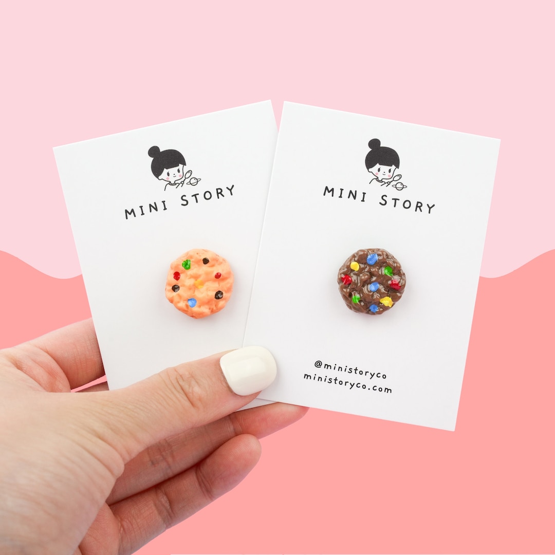 Soft Baked Cookies Pin | Cute Chocolate Chip Brooch | Cookie Lover's ...