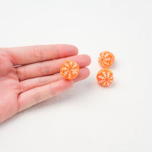 Mandarin Orange Pin | Peeled Tangerine Pin | Orange Brooch | Juicy ...