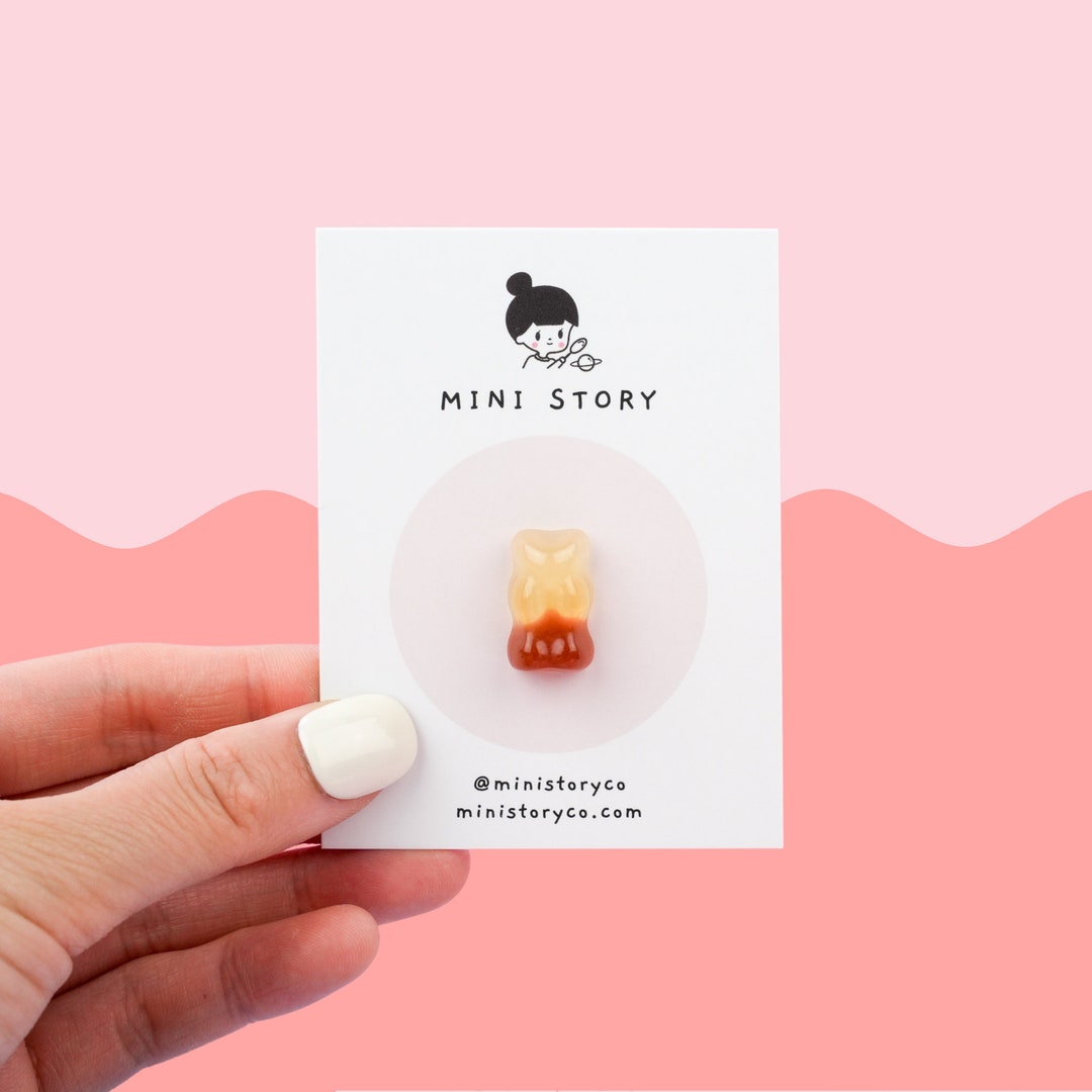 Cola Gummy Bear Pin Retro Gummy Lapel Pin for Backpacks and Jackets ...