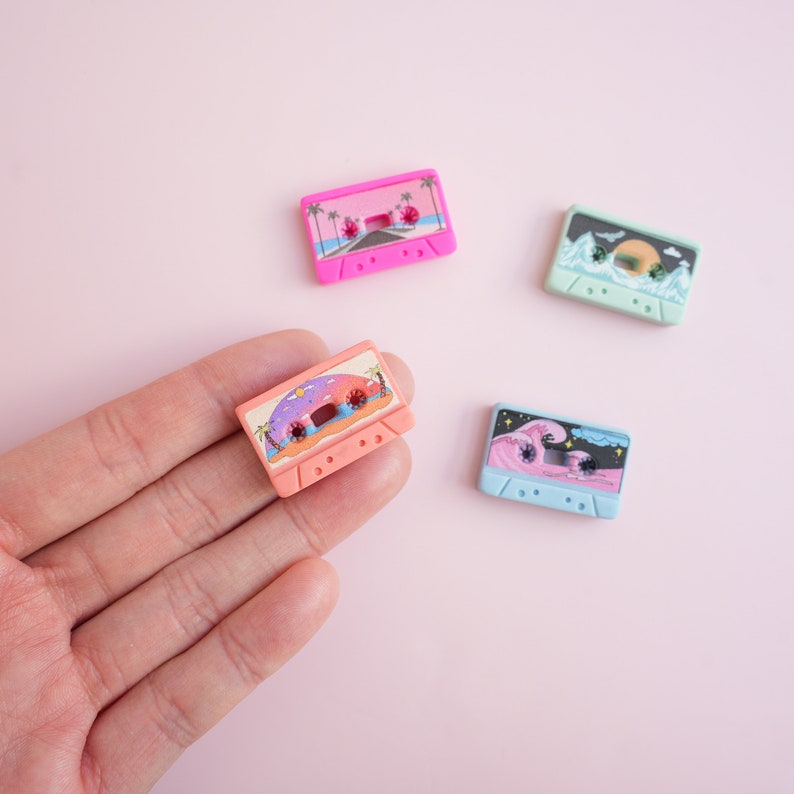 Cassette Tape Pin Retro Cassette Brooch Nostalgic Lapels - Etsy