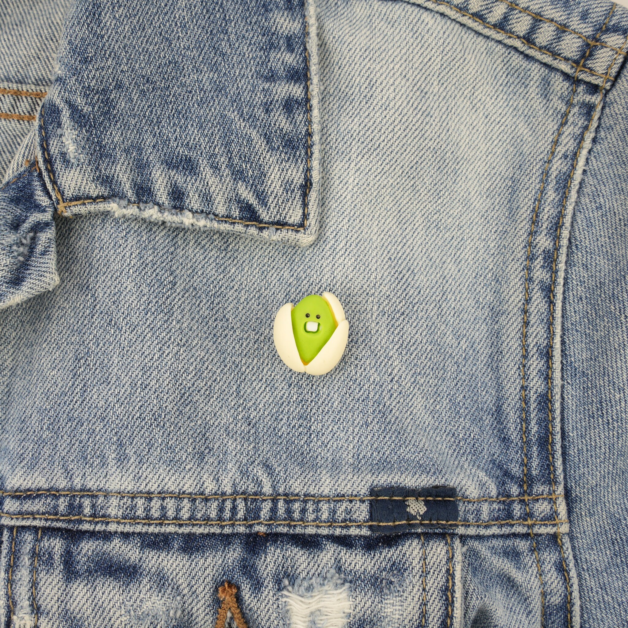 Almond and Pistachio Pin Set | Go Nuts Brooch | Cute Nutty Duo Pins ...