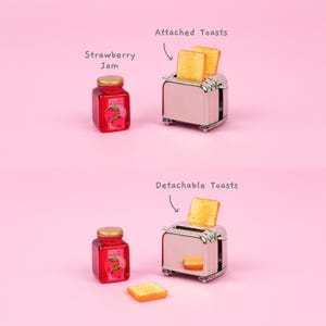Slice Toaster Fridge Magnet | 3D Toaster Magnets | Tiny Bread Toaster ...