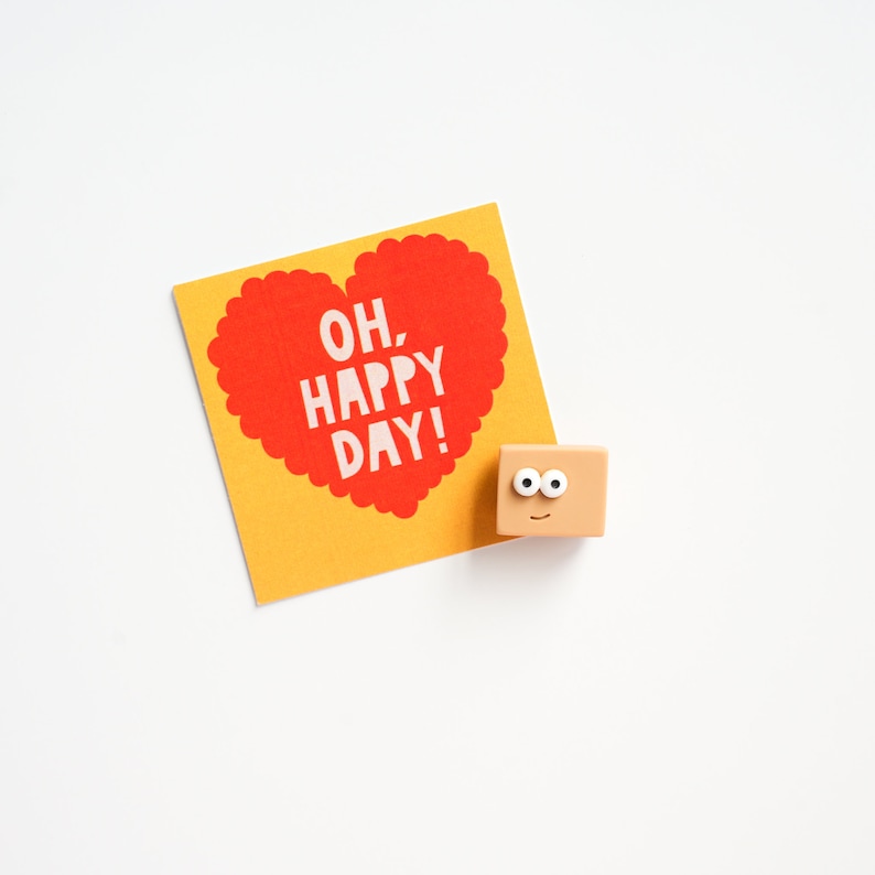 3D Smiley Face Magnet Set | Cute Whimsical Home Gifts | Notice Board ...