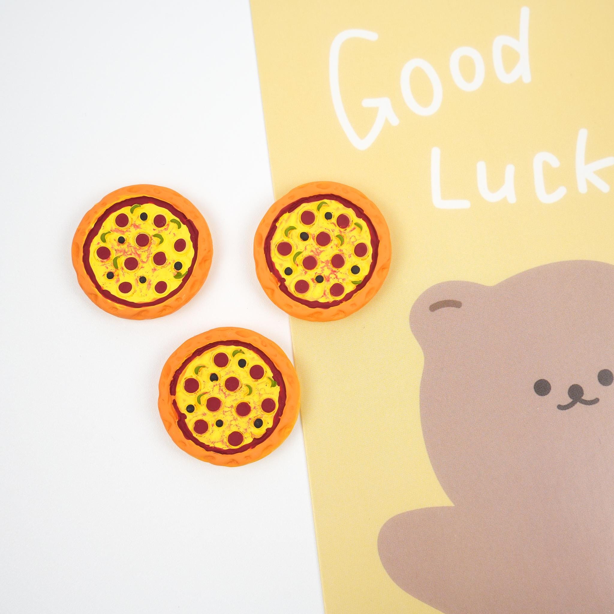 Pepperoni Pizza Pin | Miniature Pizza Brooch | Cute Food Themed ...