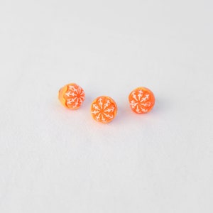 Mandarin Orange Pin | Peeled Tangerine Pin | Orange Brooch | Juicy ...