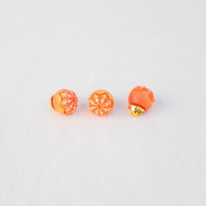 Mandarin Orange Pin | Peeled Tangerine Pin | Orange Brooch | Juicy ...