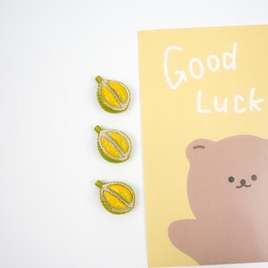 Durian Brooch | Miniature Durian Pin | Unique Food-themed Accessory ...