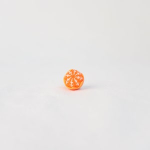 Mandarin Orange Pin | Peeled Tangerine Pin | Orange Brooch | Juicy ...