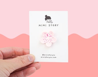 Sakura Soda Enamel Pins Gingko Leaf Cherry Blossom Soda - Etsy