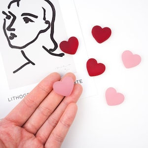 Love Heart Pins | Cute Heart Brooch | I Love You Badge | Romantic Lapel ...