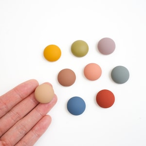 Colourful Matte Magnet Set | Pastel Fridge Magnets | Minimalist Decor ...