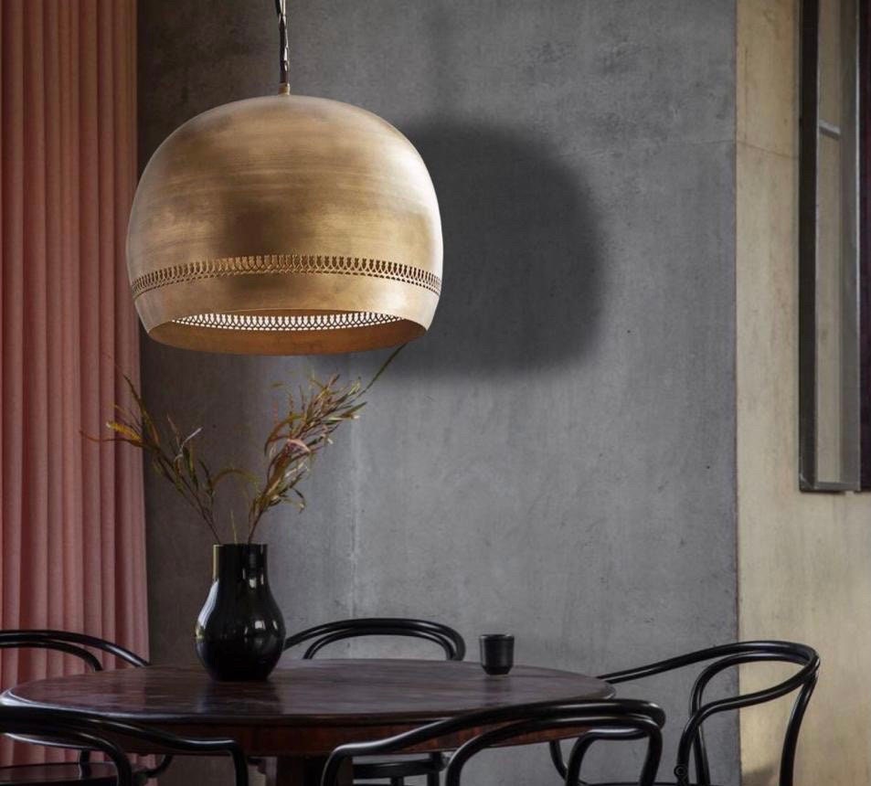 Hammered Dome Light Fixture, Brass Dome Lamp , Kitchen Island, Bronzed ...