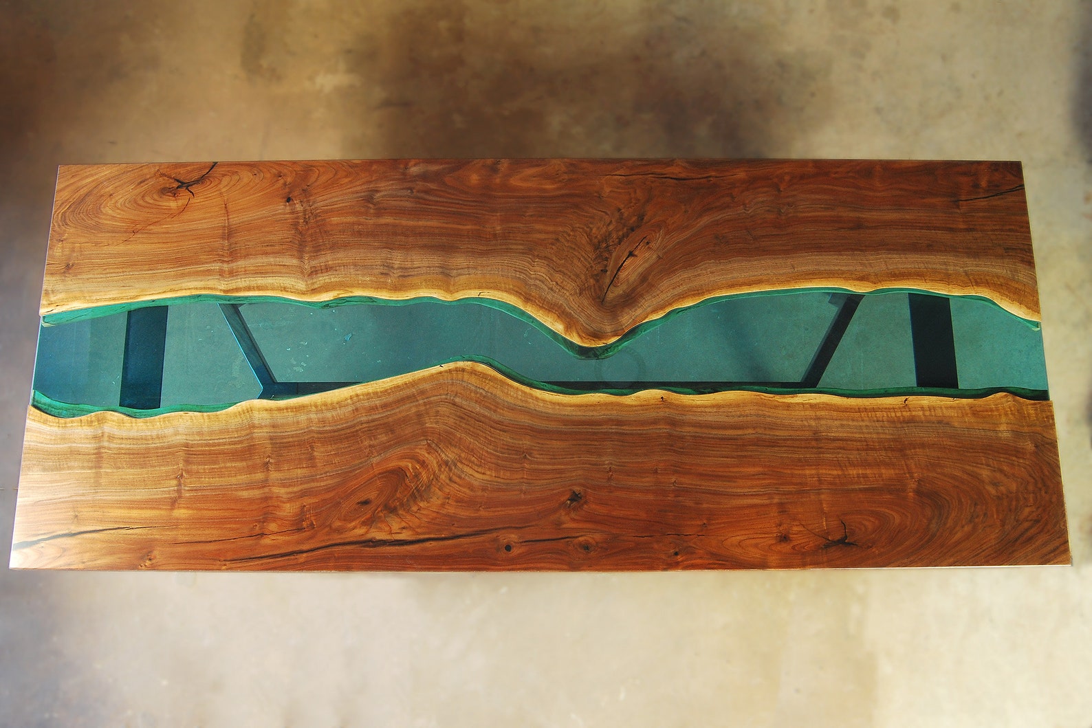 Walnut Live Edge River Table Custom Dining Tables Premium Live Edge ...