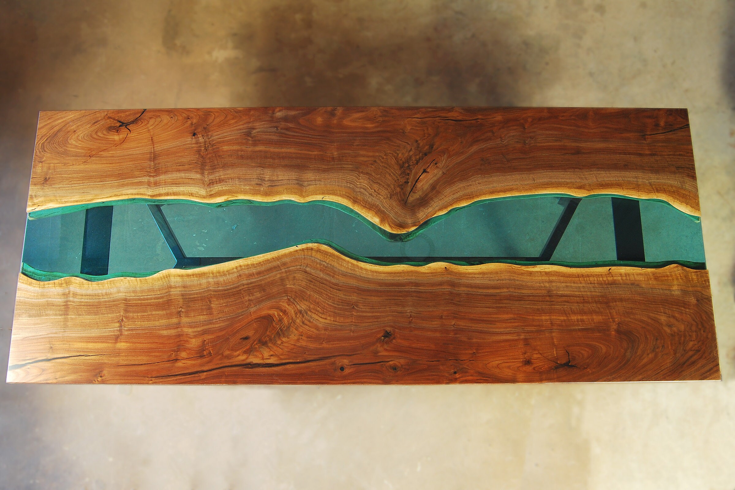 Walnut Live Edge River Table Custom Dining Tables Premium Live Edge ...