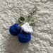 Blueberry Keychain | Crochet Blueberry | Fruit Keychains | Amigurumi ...