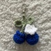 Blueberry Keychain | Crochet Blueberry | Fruit Keychains | Amigurumi ...