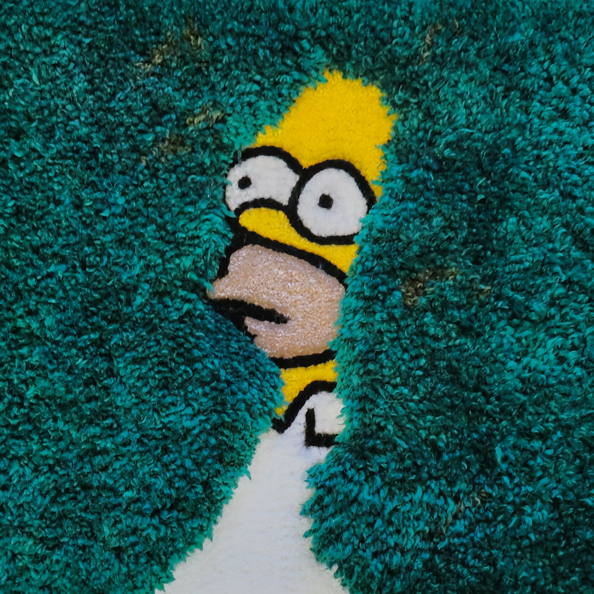 H.o.mer Into the Bushes RUG Simp-son Cartoon 3D Effect Gift for Fans - Etsy