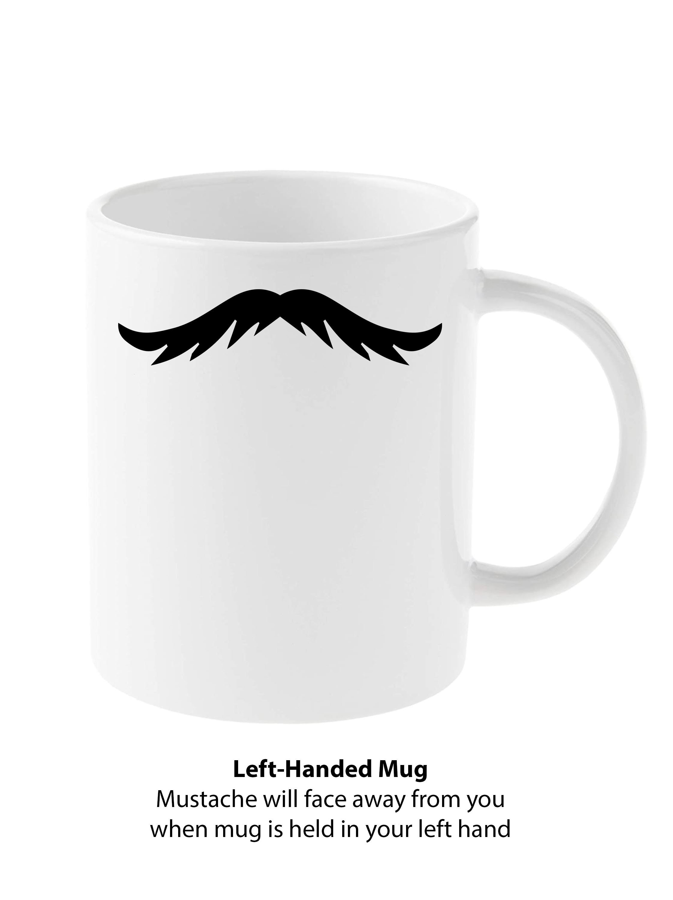 Mug-stache Mustache Coffee Mug | "the Rockstar Mustache" | 15 Oz White ...