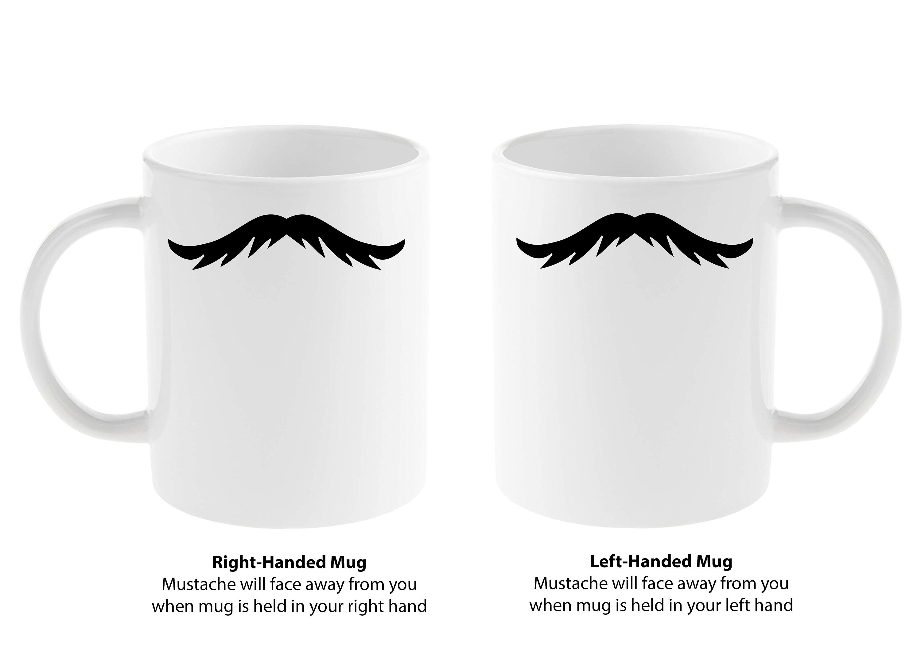 Mug-stache Mustache Coffee Mug | "the Rockstar Mustache" | 15 Oz White ...
